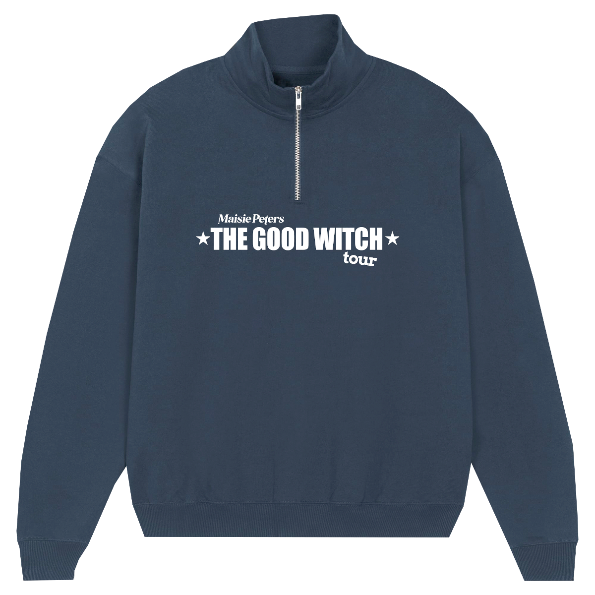 The Good Witch Tour Zip Sweat Navy | Maisie Peters Official Store